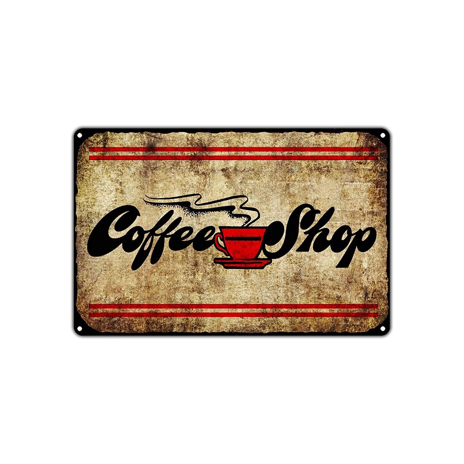 Coffee Shop Café | Novelty Tin Sign - Sign Fever