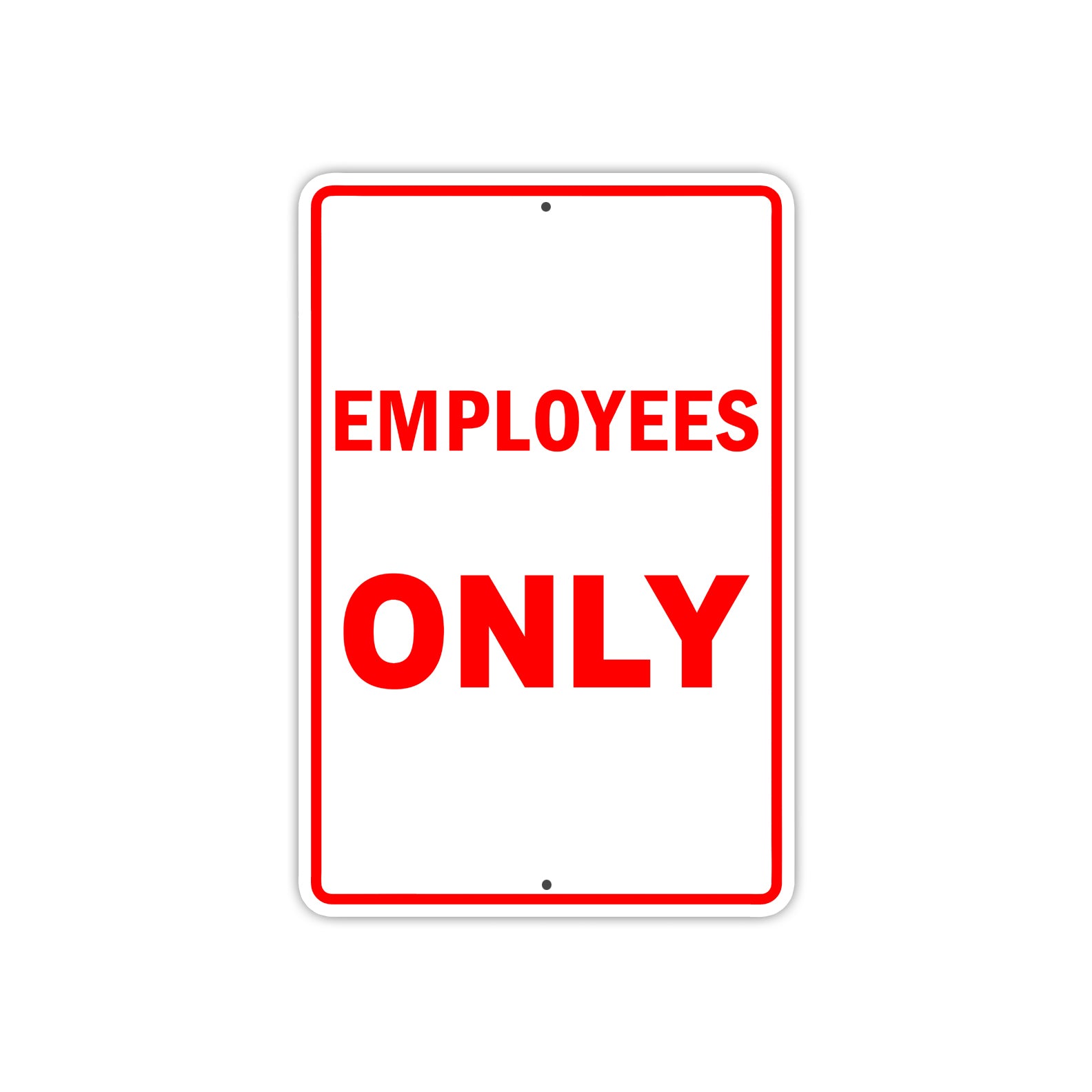 Employees Only | Metal Sign - Sign Fever
