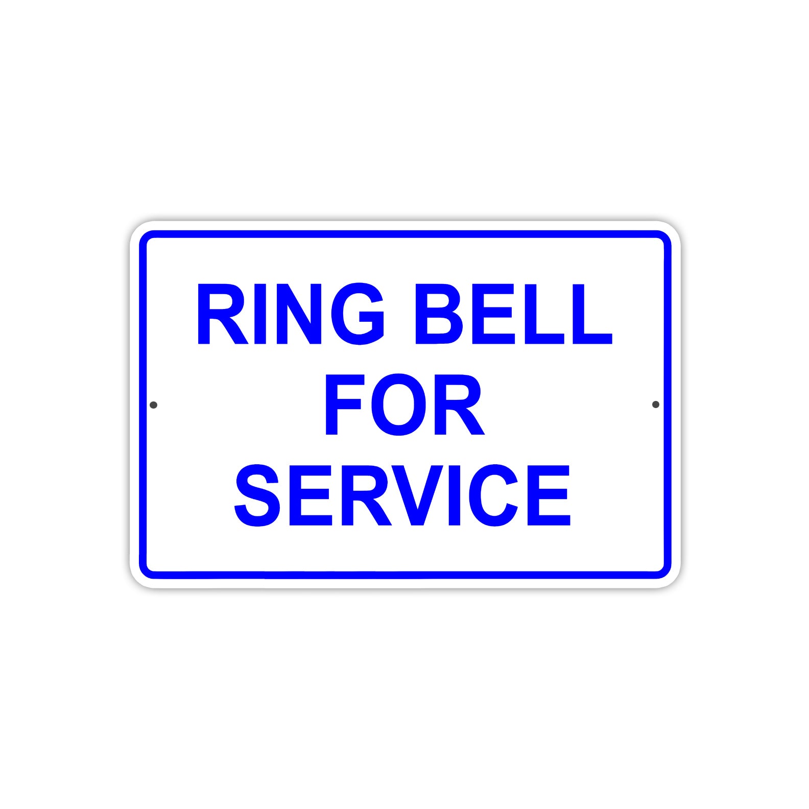 Ring Bell For Service | Metal Sign - Sign Fever