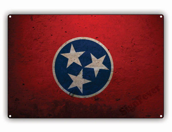 Tennessee State Flag Sign - Sign Fever