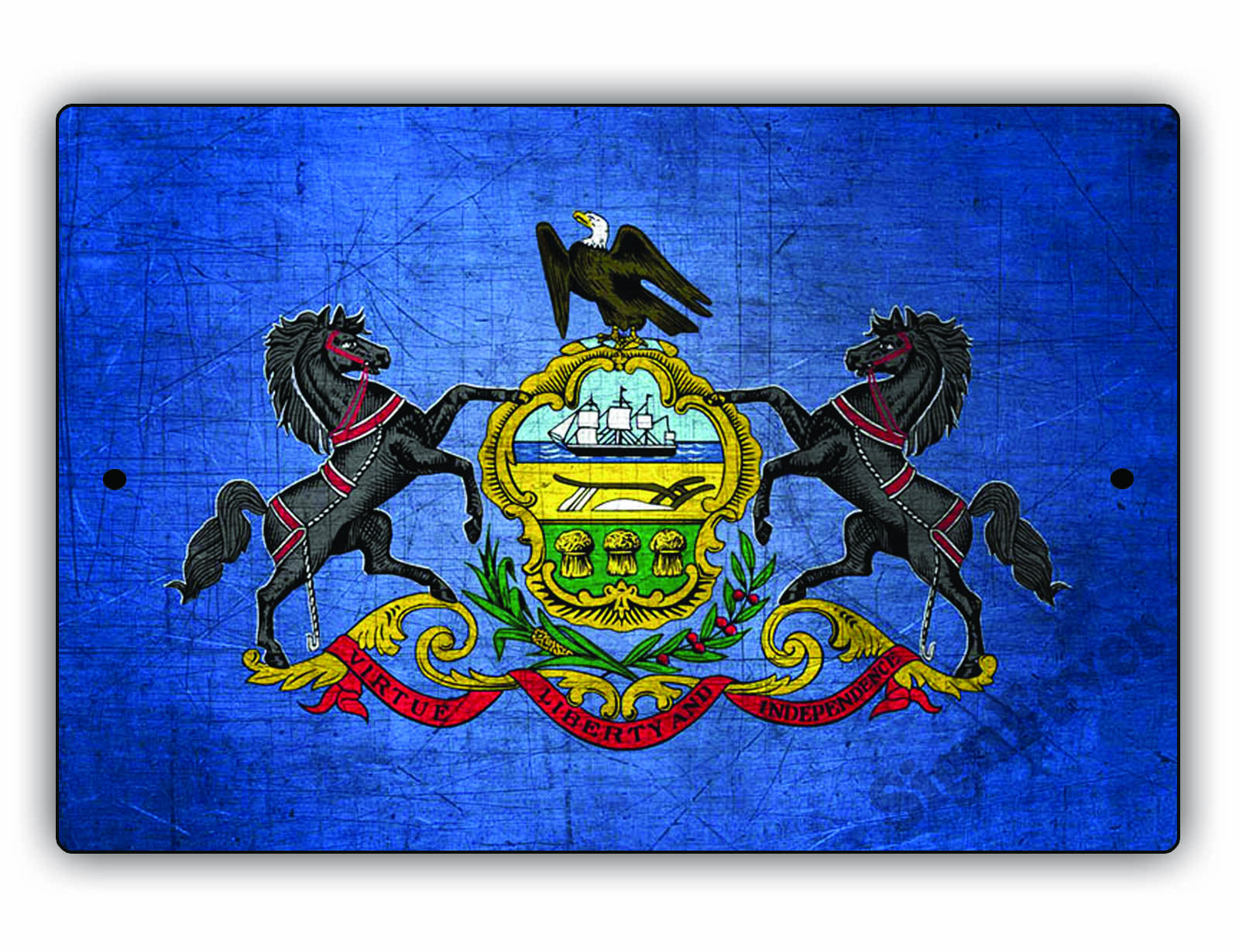 Pennsylvania State Flag Sign - Sign Fever